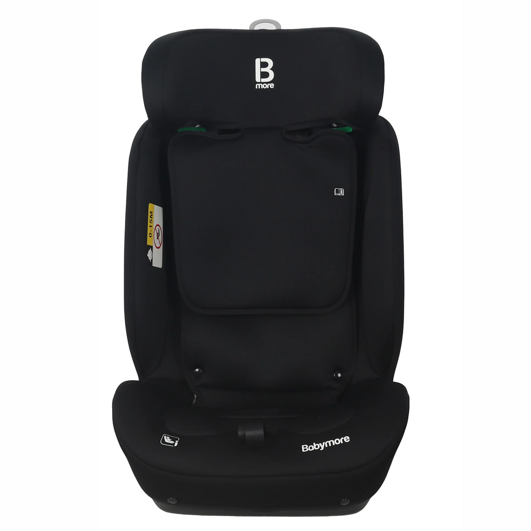 Babymore Hazel Car Seat i-Size 76-150cm 15 Months-12 Years - Black ...