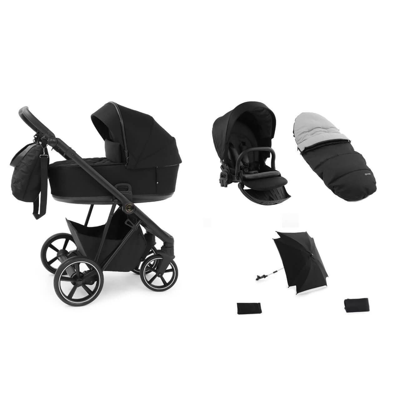 Babystyle Prestige Vogue 8-Piece Bundle - Ebony/Black – Bambinosandbeyond