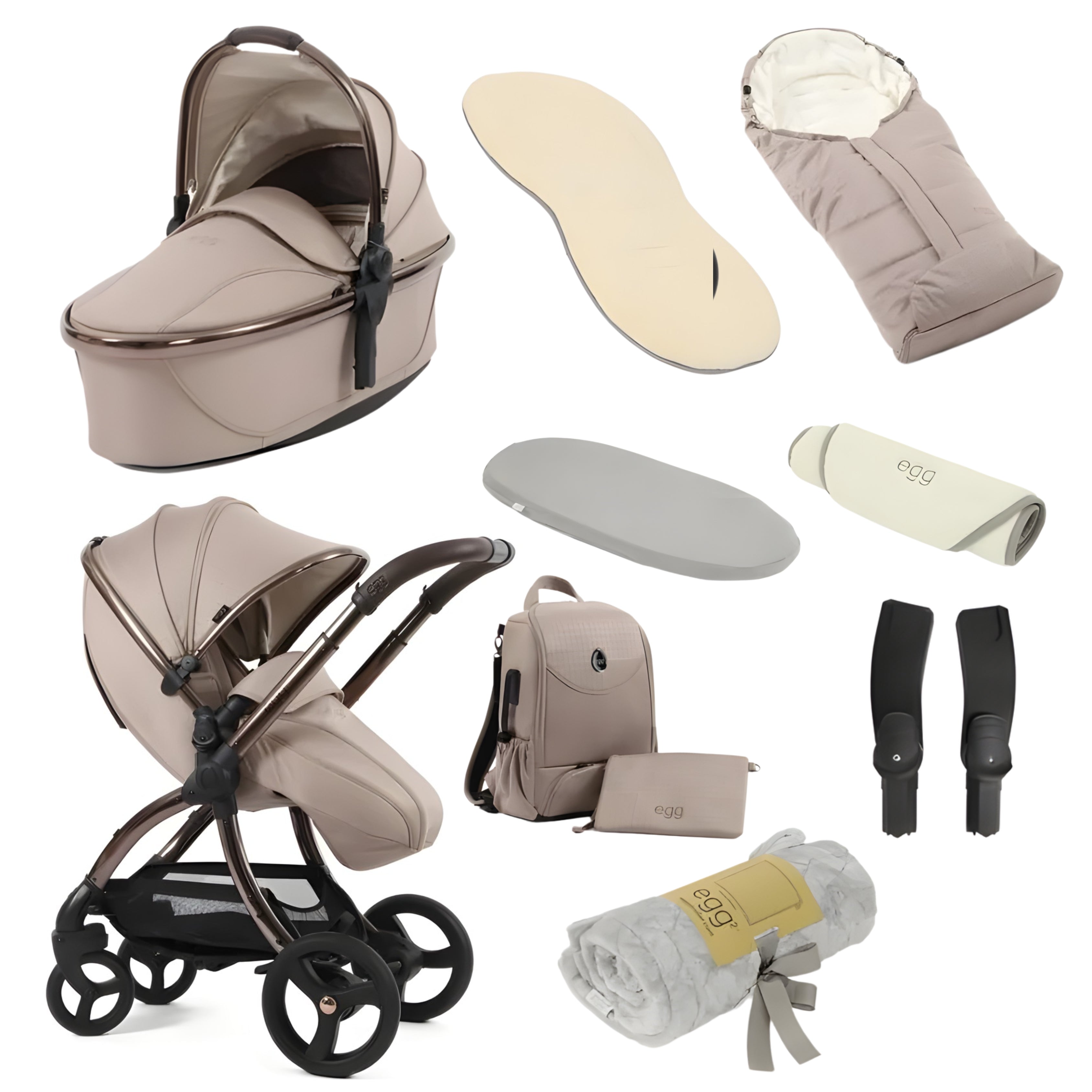 egg3 Snuggle 9 Piece Bundle - Houndstooth Almond – Bambinosandbeyond