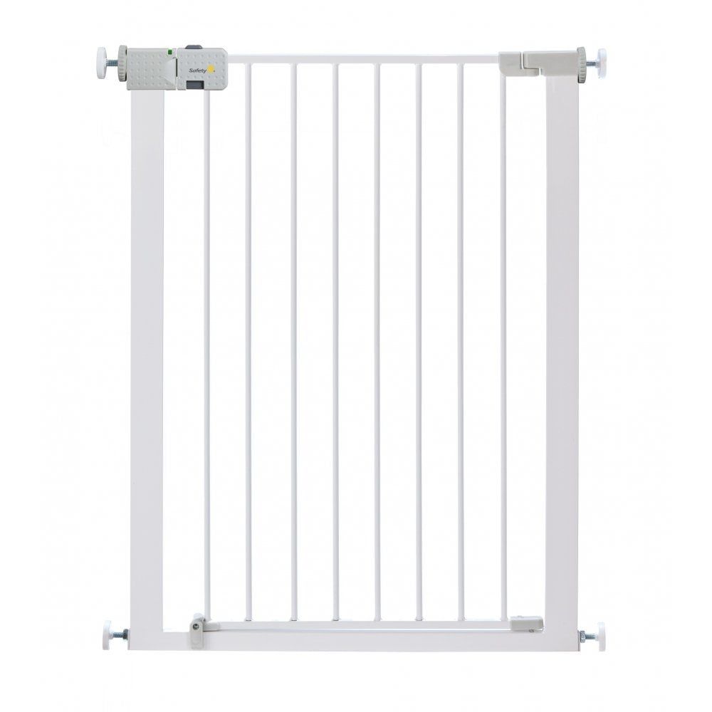 Safety 1st SecurTech Easy Close Stair Gate White - White ...